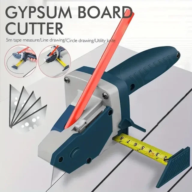 GYPSUM BOARD CUTTER Manual Drywall Cutting with Measure Portable ...