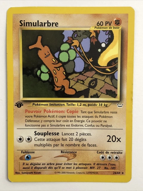 CARTE POKEMON - Simularbre 26/64 - Neo Revolution - 1 Edition - Rare ...