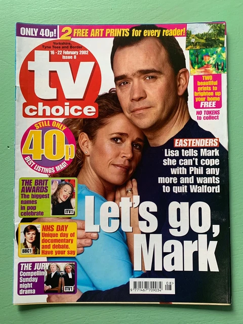 TV CHOICE MAGAZIN 16-Feb-2002 EASTENDERS Mark Strong Daniela Nardini ...