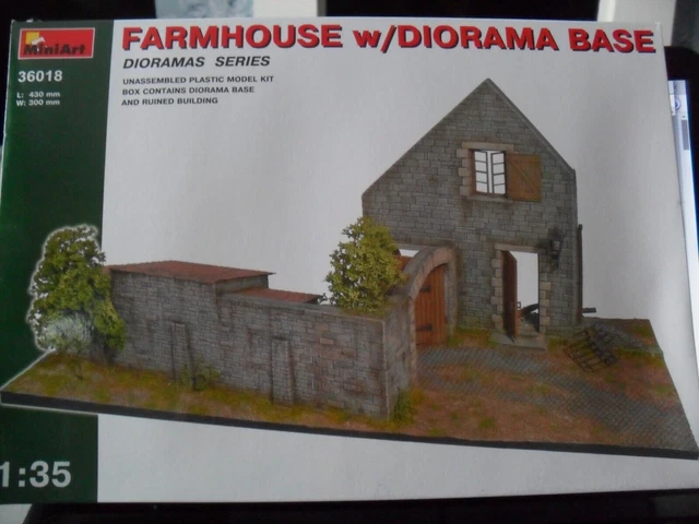 MINIART 36018 1/35 Farmhouse w/Diorama Base Model Kit M.I.B £62.00 ...