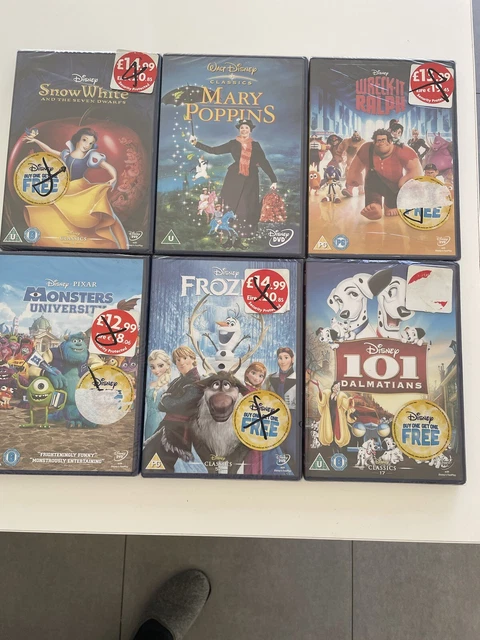 DISNEY DVD BUNDLE X 6 Brand New £5.92 - PicClick UK