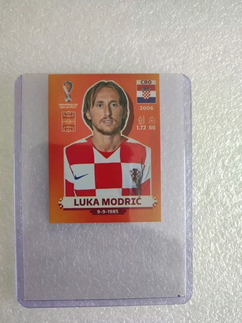 LUKA MODRIC 2022 Fifa Soccer World Cup Qatar Panini Orange Argentina Ed ...