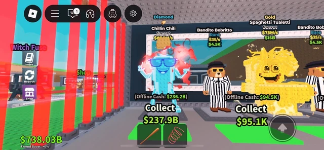 STEAL A BRAINROT Chillin Chilli Sab Roblox Fastest Cheapest 80M Diamond ...