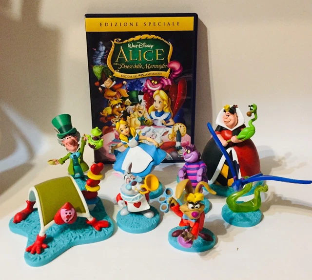 ALICE NEL PAESE Delle Meraviglie DVD special Edition + 8 Personaggi ...