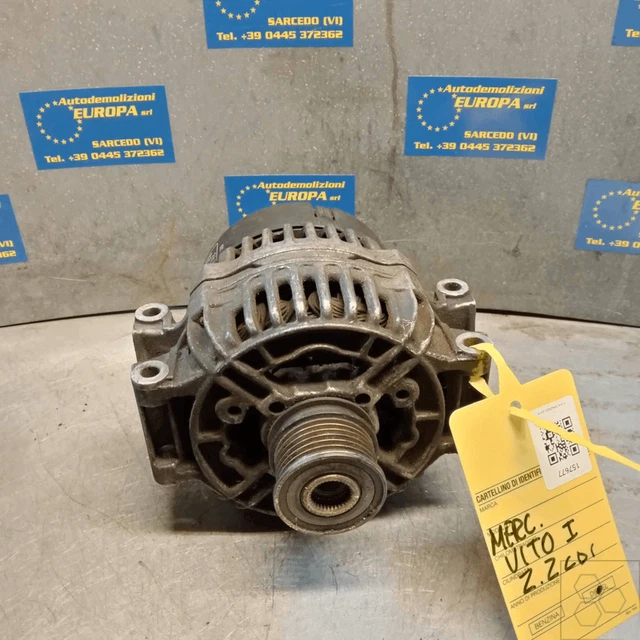 A0121545402 ALTERNATORE PER MERCEDES-BENZ VITO (W638) 108 CDI FRG 157677 EUR 113,00 - PicClick IT