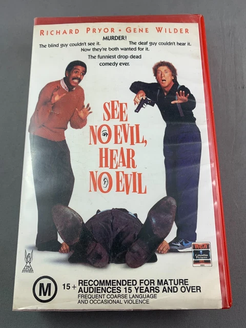 SEE NO EVIL, Hear No Evil (1989) Richard Pryor Comedy Movie RCA ...