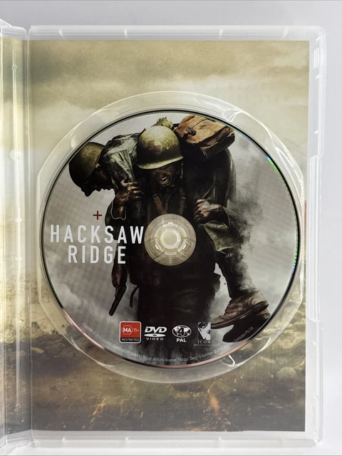 HACKSAW RIDGE (DVD, 2016) Andrew Garfield, Vince Vaughn - VGC Region 4 ...