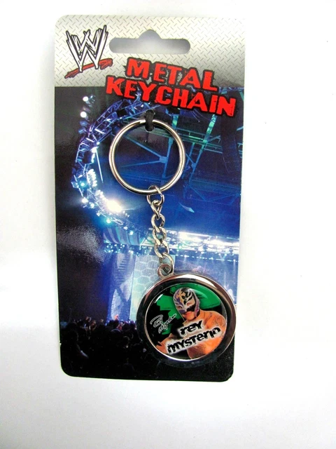 WWE WORLD WRESTLING Entertainment Rey Mysterio Metal Image Keyring Key ...