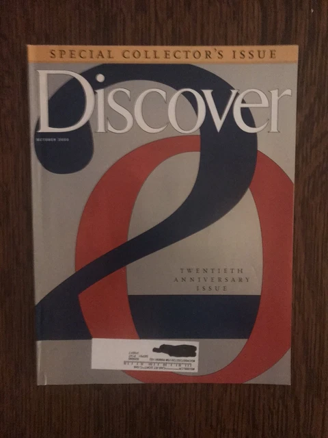 DISCOVER MAGAZINE 20TH Anniversary October 2000, Special Collectors ...