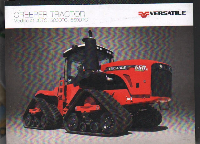 VERSATILE DELTATRACK "Creeper" Articulated Tracked Tractor Brochure ...