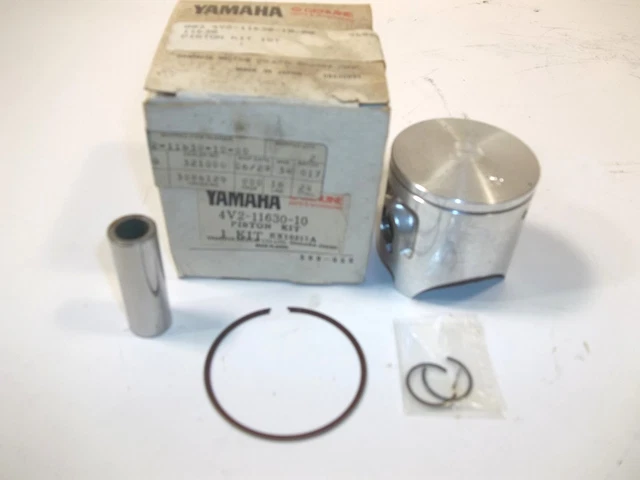 YAMAHA YZ125 NEW OEM PISTON KIT 1ST OVER SIZE YZ 125 4V2-11630-10-00 kc ...