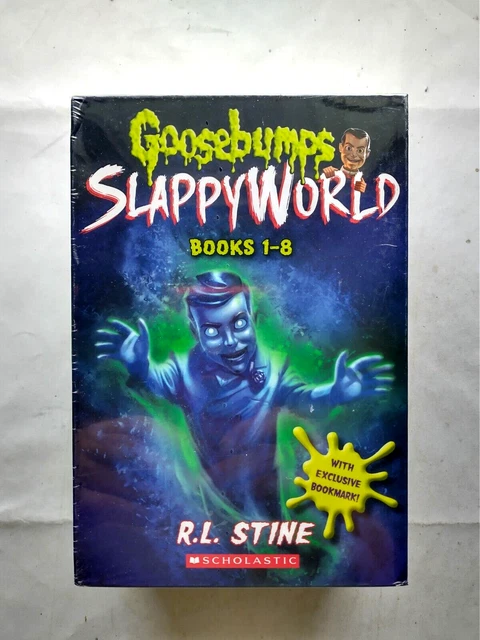 GOOSEBUMPS SLAPPYWORLD BOOKS Set scatole 1-8 R.L. Stine Scholastic ...