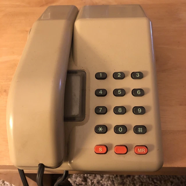 VINTAGE ; BT British Telecom Viscount Landline Phone ; 1980’s Wired ...