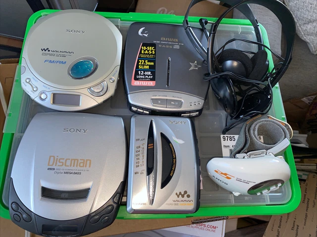 SONY WALKMAN DISCMAN radioman aiwa Cassette CD Lot bass working £42.96 ...