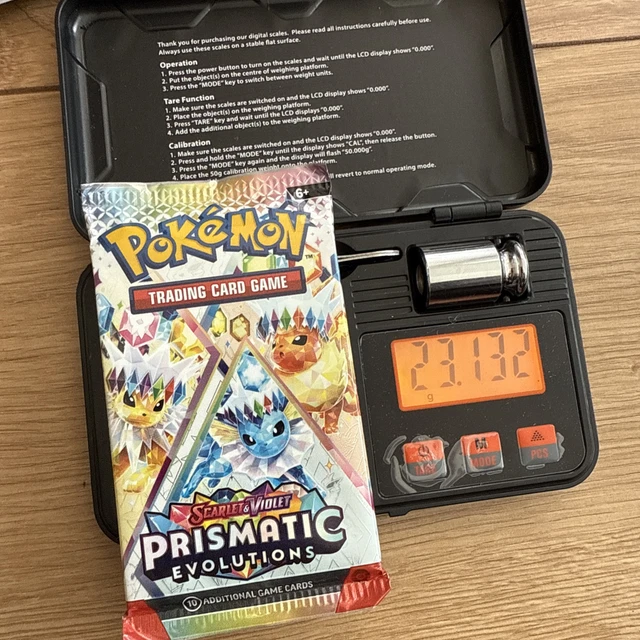 POKÉMON TCG - Prismatic Evolutions Booster Pack - Sealed - HEAVY PACK ...