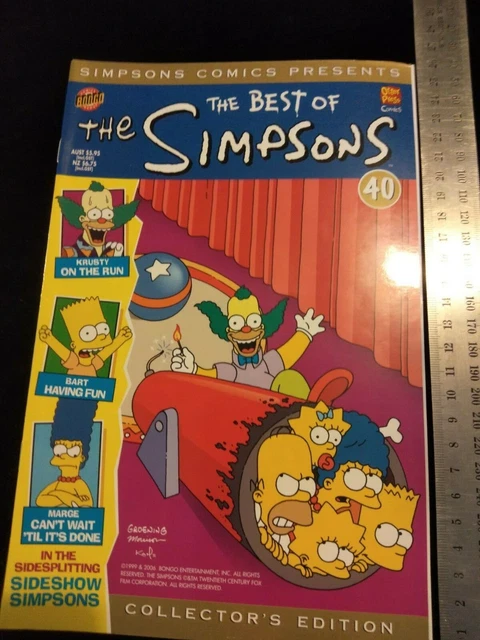 THE BEST OF the Simpsons Comic book Issue Number #40 Collectable GUC ...