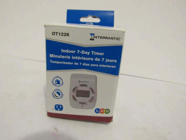 INTERMATIC DT122K INDOOR 7-Day Timer 2-Outlet Heavy Duty $22.73 - PicClick