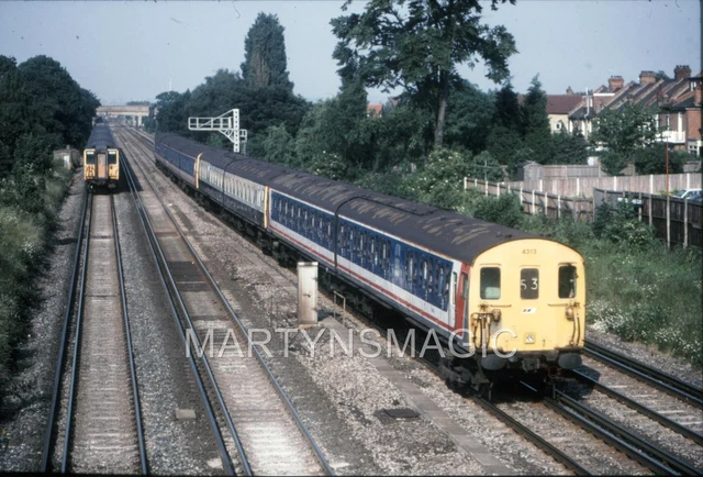 S3-19 ORIGINAL 35mm Railway Slide class 414 2HAP 4313 heads commuter ...