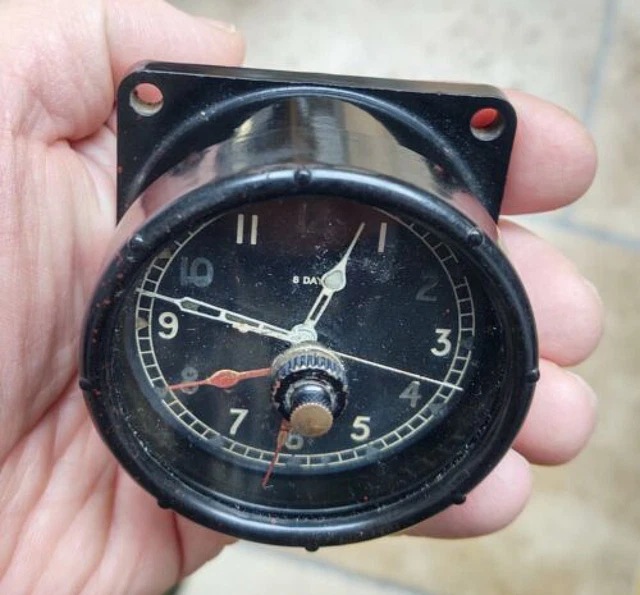 GENUINE WW2 SPITFIRE Cockpit Clock RAF £203.99 - PicClick UK