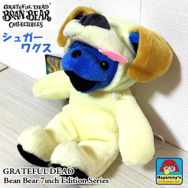 STUFFED TOY GRATEFUL Dead Sugar Wags Bear Cute Bean 7 Inch Edition ...