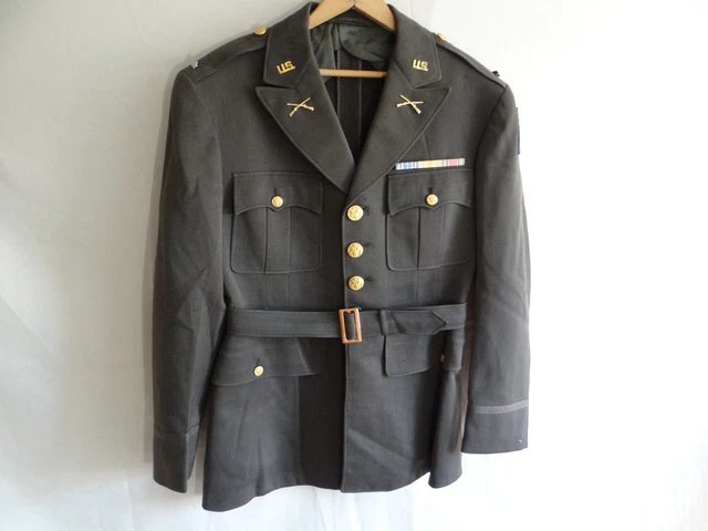 WWII 77TH INFANTRY Division Officers Uniform Jacket £109.60 - PicClick UK