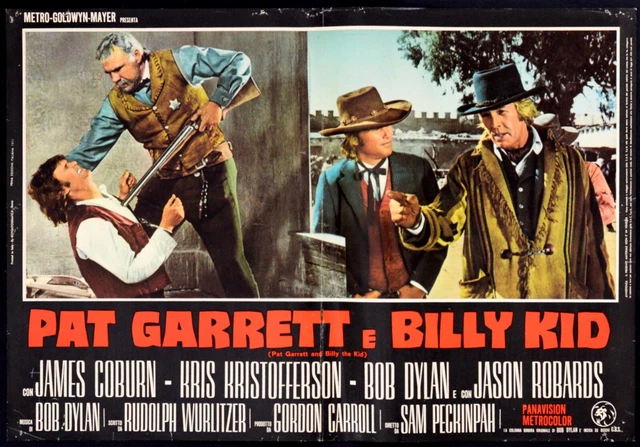 PAT GARRETT E BILLY THE KID Peckinpah SET DI 4 FOTOBUSTE POSTER WESTERN ...