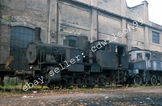 35MM ITALY RAILWAY Slide - FS Class 895 0-8-0T Locomotive 1976 [M299] £ ...
