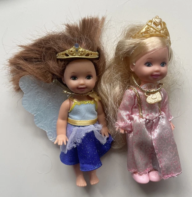 2002 BARBIE KELLY dream club dolls Princess Kelly and Sapphire fairy £ ...