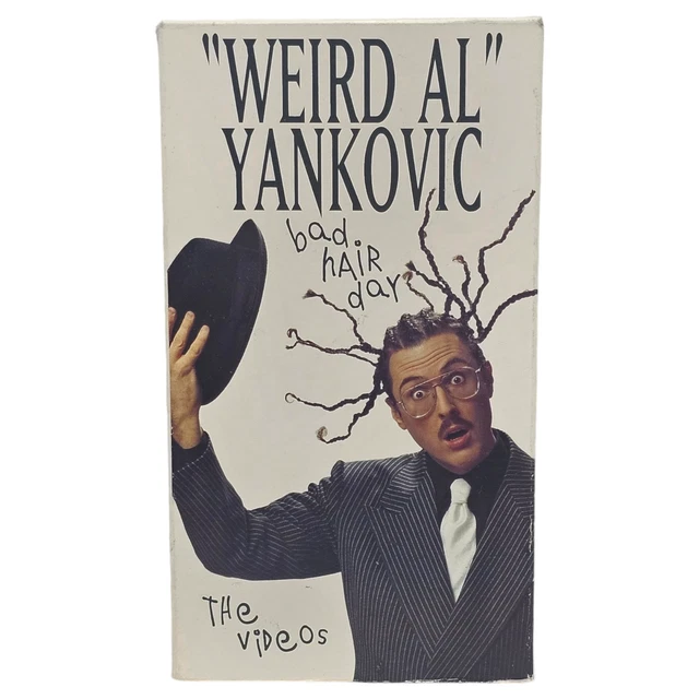 WEIRD AL YANKOVIC Bad Hair Day The Videos VHS Music Video Compilation ...