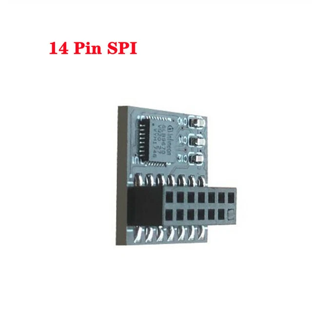 FOR ASUS SPI TPM 2.0 Card Module 14PIN Safety Block For Motherboard ...