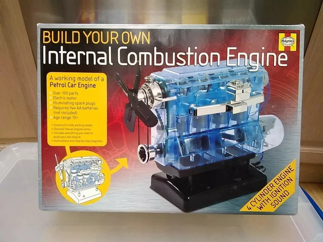 HAYNES : BUILD Your Own Internal Combustion Engine Model Kit- 2 £39.95 ...