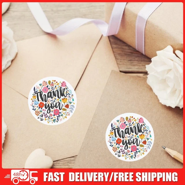 500pcs Sealing Label Stickers Thank You Adhesive Baking T Paper
