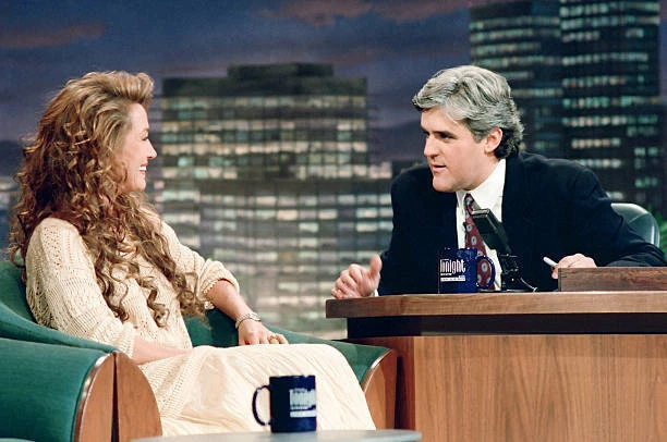 Actress Jane Seymour During An Interview With Host Jay Leno On Ap Old