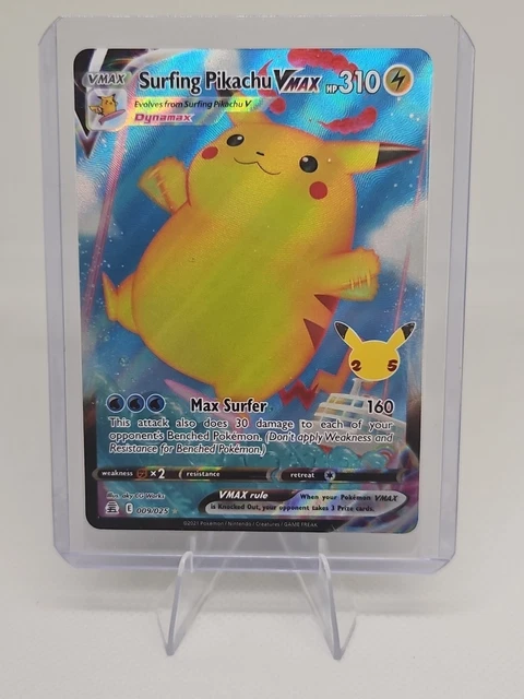 POKEMON SURFING PIKACHU VMAX Card 310 HP Max Surfer Attack $12.99 ...