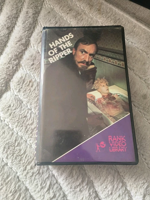 HANDS OF THE Ripper VHS Video Rank Video Library 1971 Hammer Horror ...