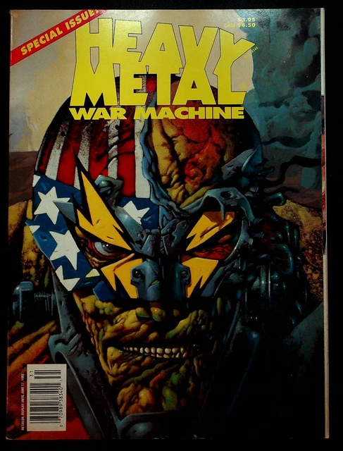 VTG HEAVY METAL Magazine 1993 Special Issue War Machine Simon Bisley ...