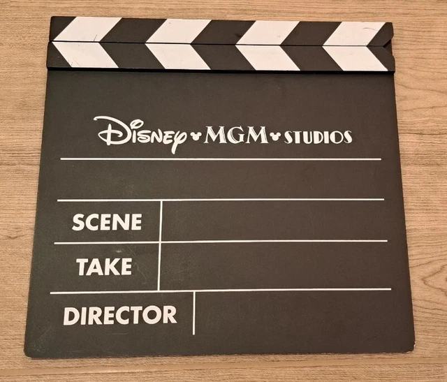 DISNEY MGM STUDIOS Filmboard Clapperboard Prop Clapper Clapboard Movie ...