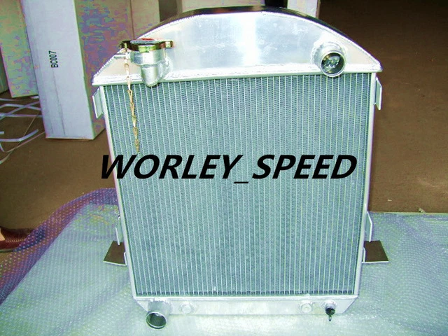 ALUMINUM RADIATOR FOR Aftermarket Ford Model T-Bucket Grill Shells 24 ...