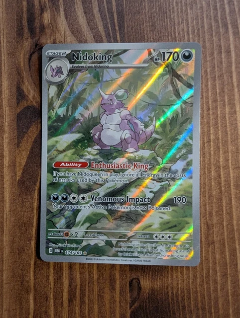 POKÉMON TCG NIDOKING Scarlet & Violet-151 174/165 Holo Illustration Rare £12.50 - PicClick UK