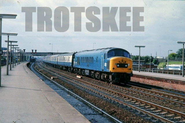 35MM SLIDE BR British Rail Diesel Loco Class 46 46037 Selby 1978 ...