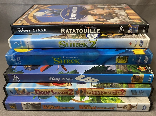 SHREK RATATOUILLE HORTON Hears a Who Up Open Season 2 DVD LOT Kids ...