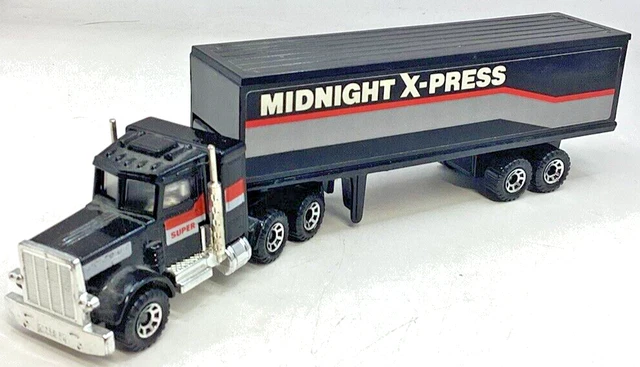 PETERBILT BOX TRUCK. Midnight X-Press Livery. CY9 Matchbox Convoy. £16. ...
