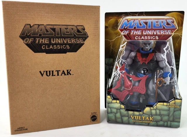 MATTEL MASTERS OF the Universe Classics MOTUC Vultak con casella ...