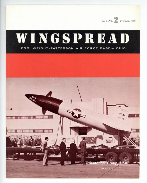 WINGSPREAD FOR WRIGHT-PATTERSON Air Force Base Magazine Vol. 4 #2 VF- 7 ...