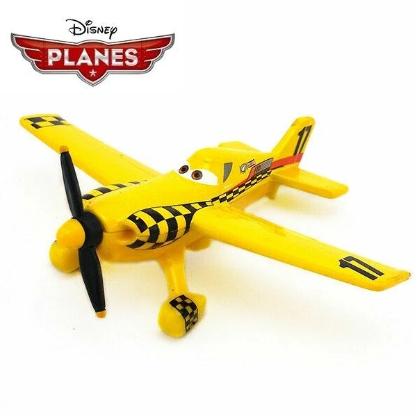 DISNEY PIXAR PLANES NO.17 Yellow Bird Diecast Toy Model Plane Loose ...
