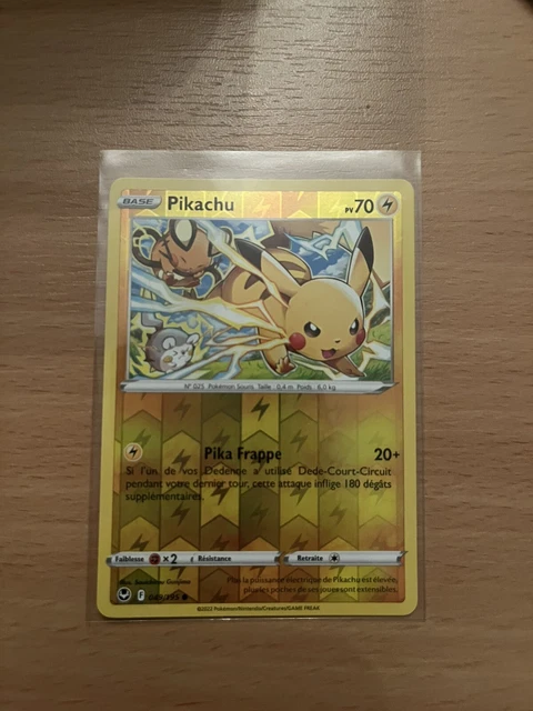 PIKACHU REVERSE - Pokémon 049/195 Eb12 Tempête Argentee Neuf Fr EUR 2 ...