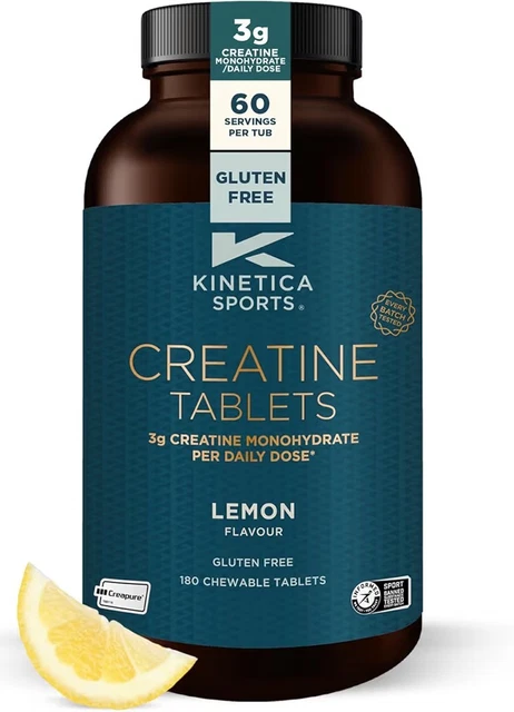 CREAPURE 100% CREATINE Monohydrate Kinetica Sports Chewable Tablets ...