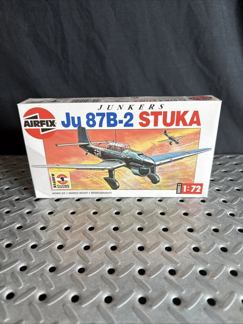 1/72 AIRFIX 02049 JUNKERS Ju 87B STUKA DIVE BOMBER AIRPLANE MODEL KIT ...