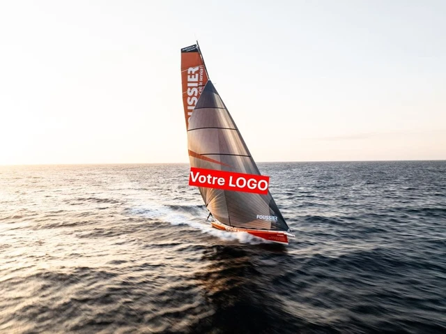 DÉCORATION SPONSORING VOILE d'avant IMOCA FOUSSIER skipper Sébastien ...