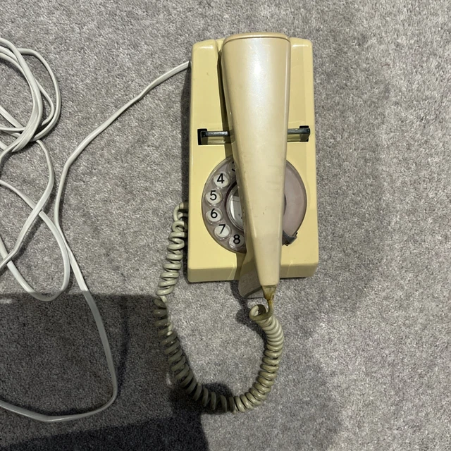 CREAM ROTARY DIAL telephone £15.00 - PicClick UK
